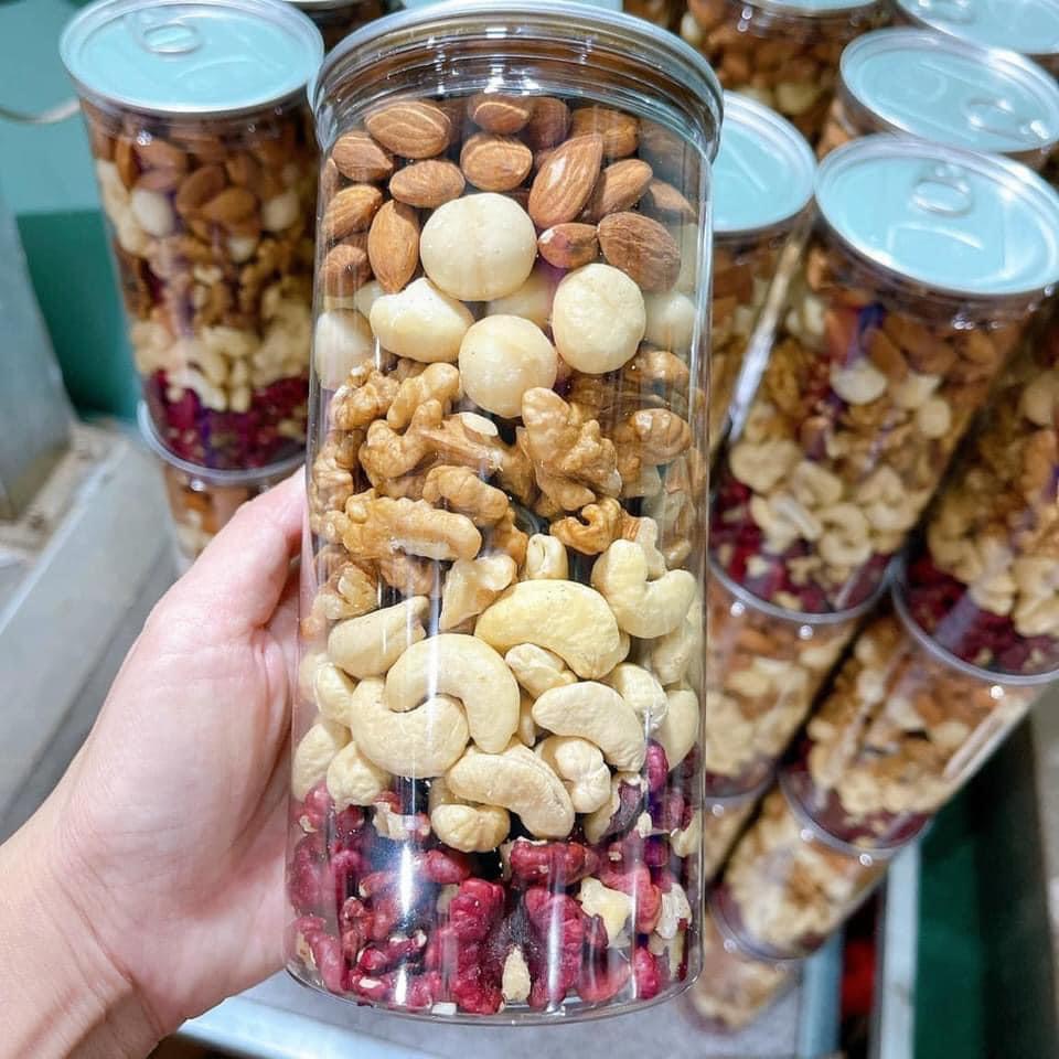 Mix hạt 5 tầng Óc chó vàng, Óc chó đỏ, Macca, Hạnh nhân, Hạt điều - Hạt ...